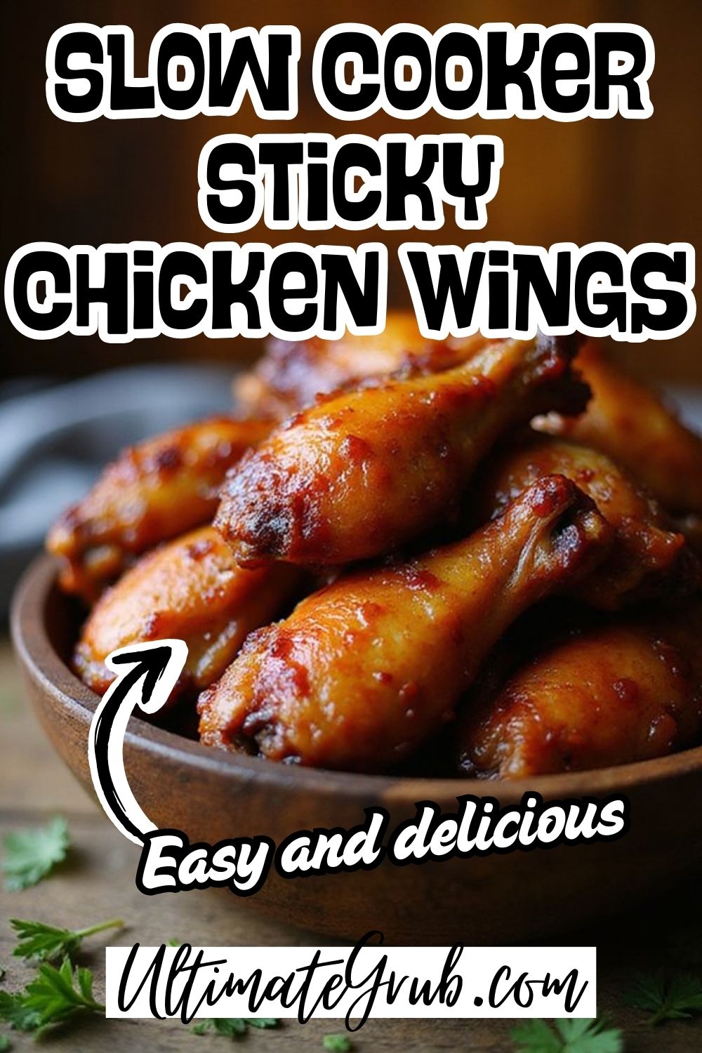 Fall-Off-the-Bone Slow Cooker Chicken Wings - Ultimate Grub