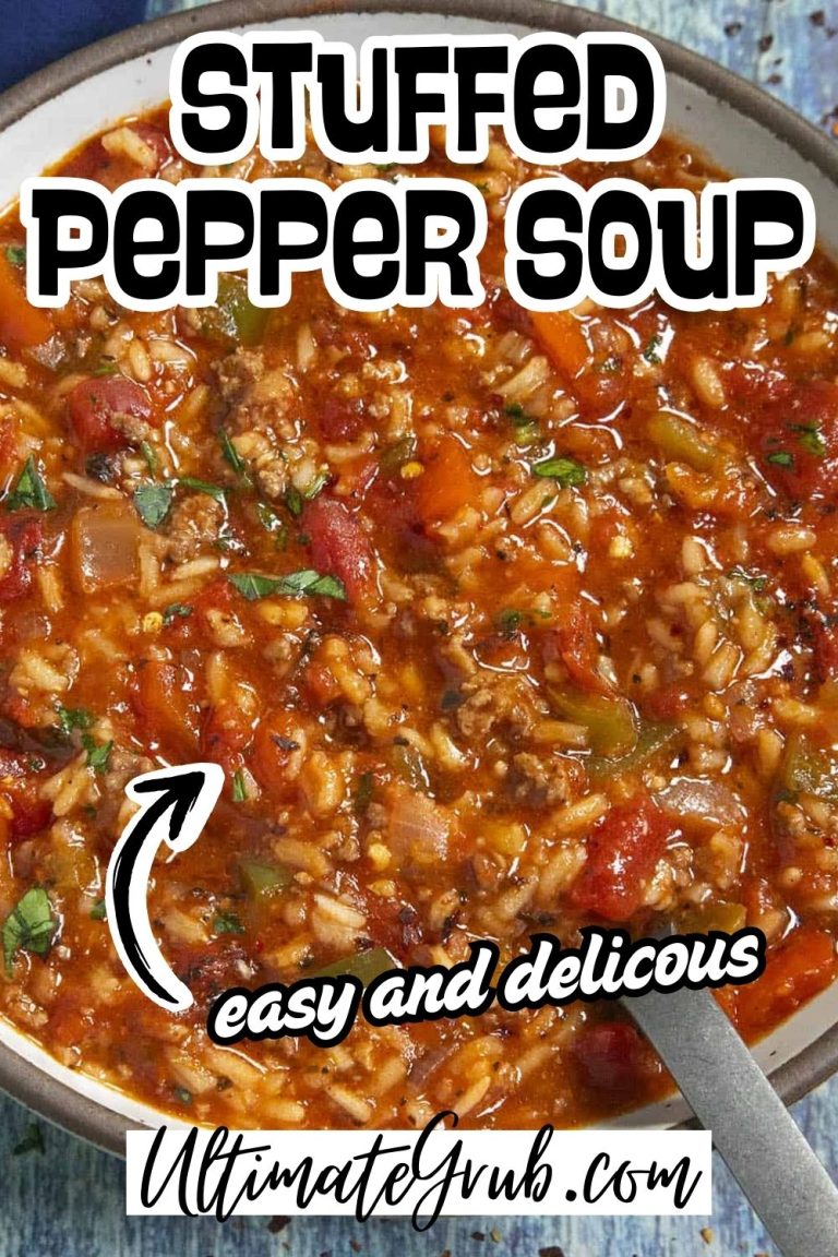 Stuffed Pepper Soup Recipe - Ultimate Grub